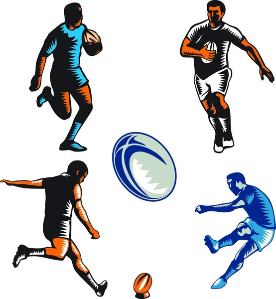 Playing Rugby Clipart Pictures