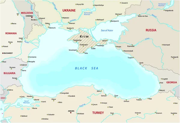 Grafika wektorowa Morze czarne mapa, Morze czarne mapa obrazy wektorowe ...