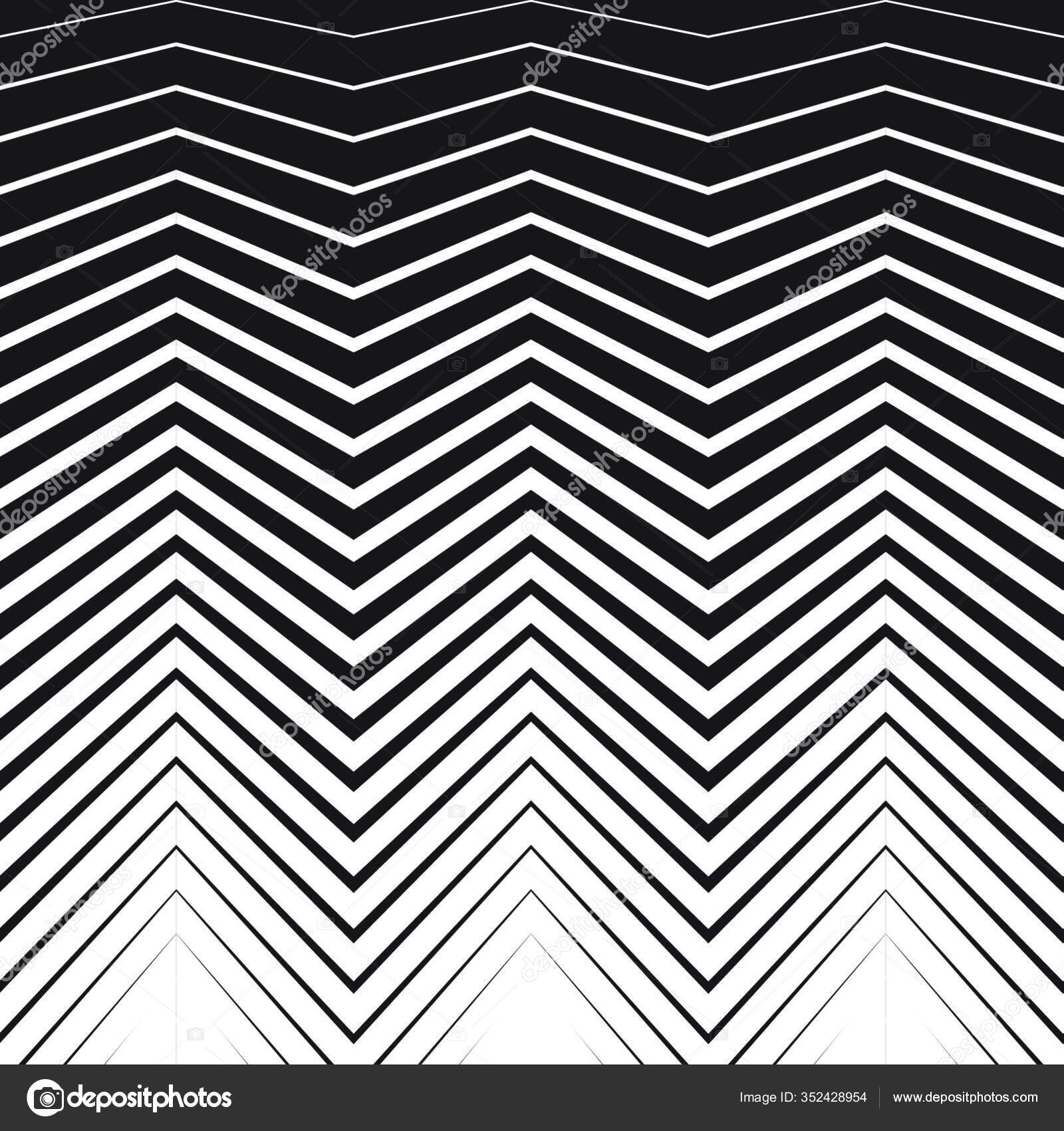 Halftone Zig Zag Pattern Background Vector Zigzag Texture Retro ...