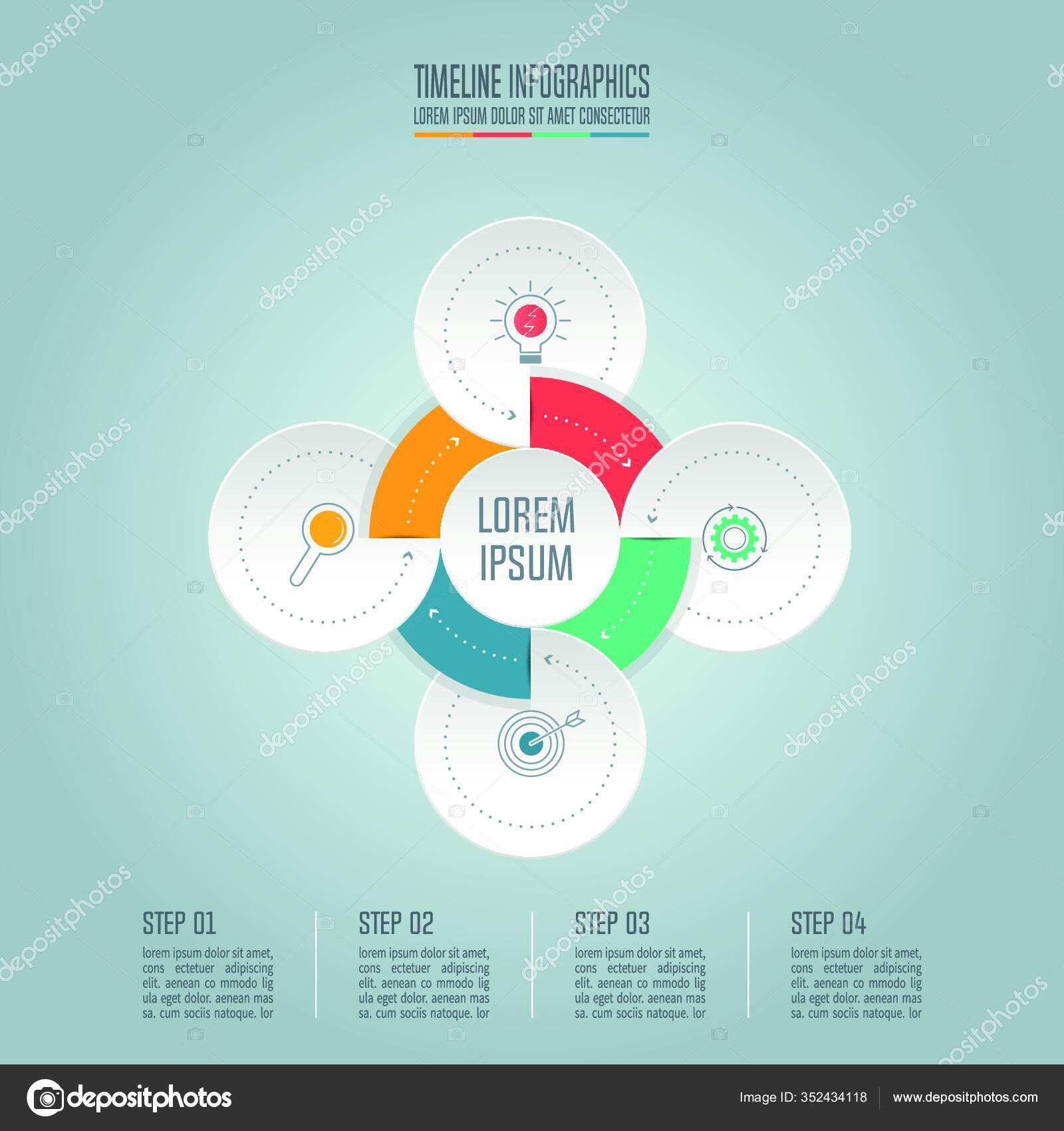 Creative Timeline Graphic