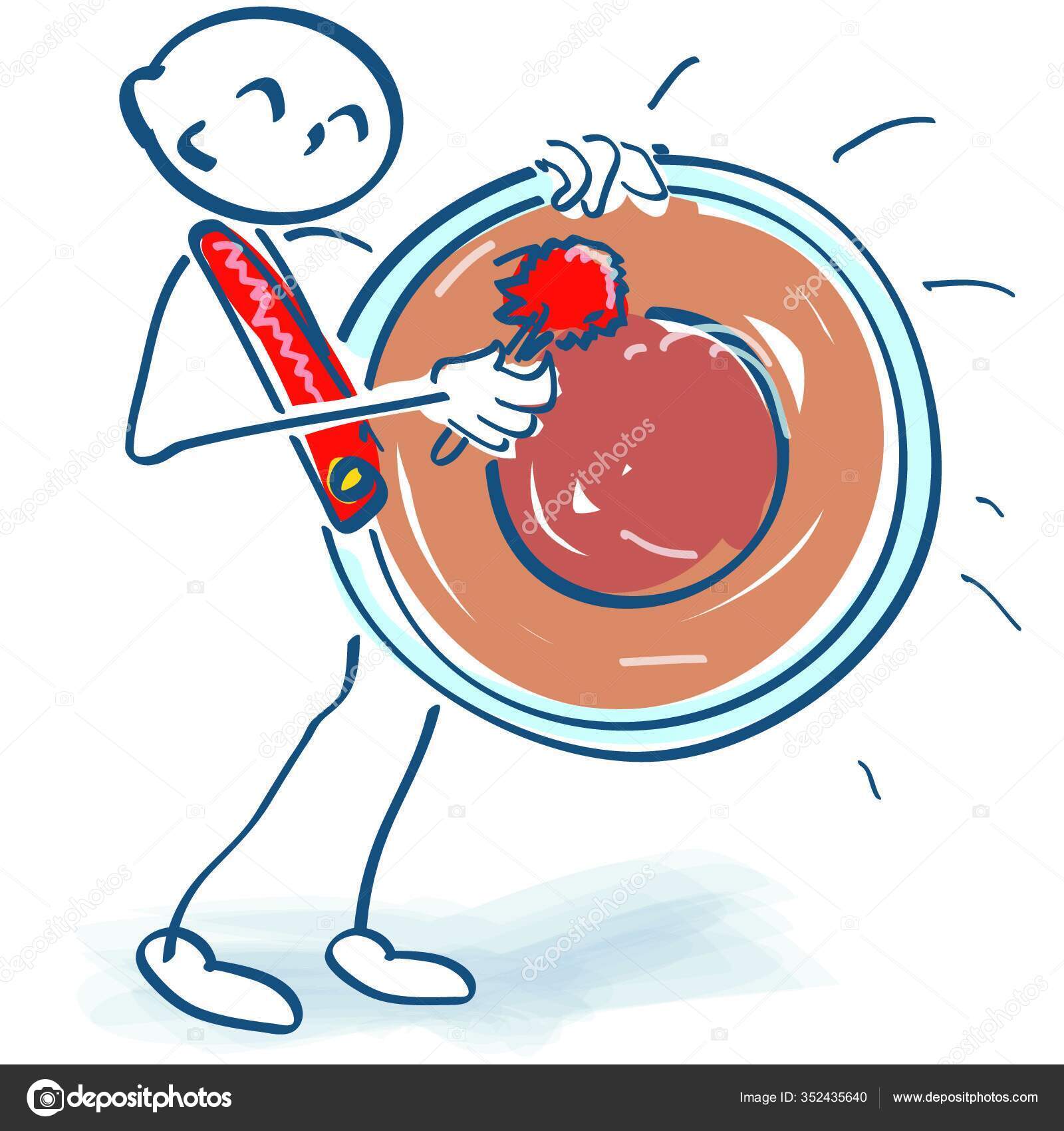 Palo Patinaje Artístico Gran Tímpano Vector de stock #352435640 de ...