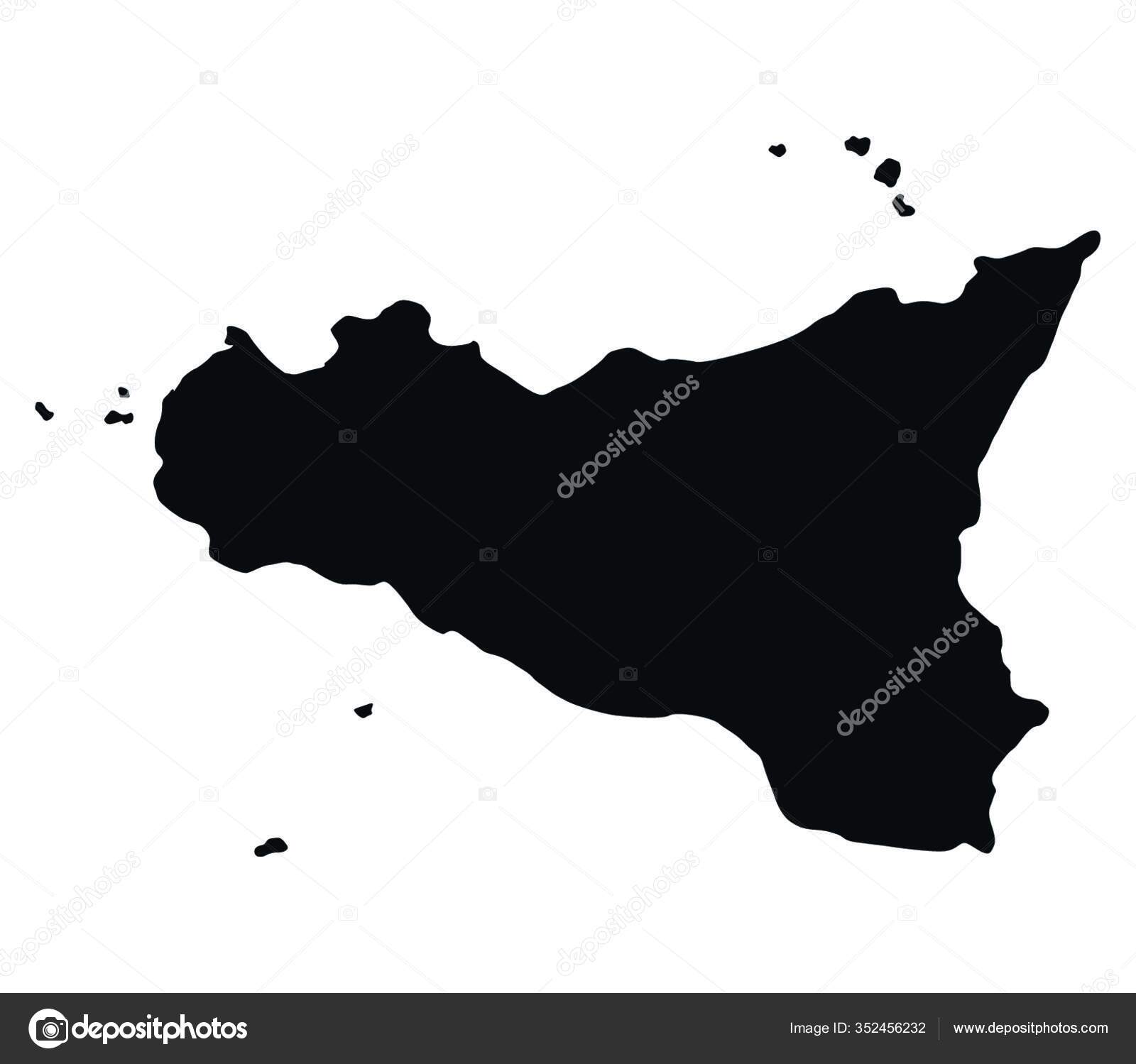 Sicilian Map Vector Map Stock Vector Image by ©PantherMediaSeller ... Sicilian Map Vector Map Stock Vector Image by ©PantherMediaSeller ...