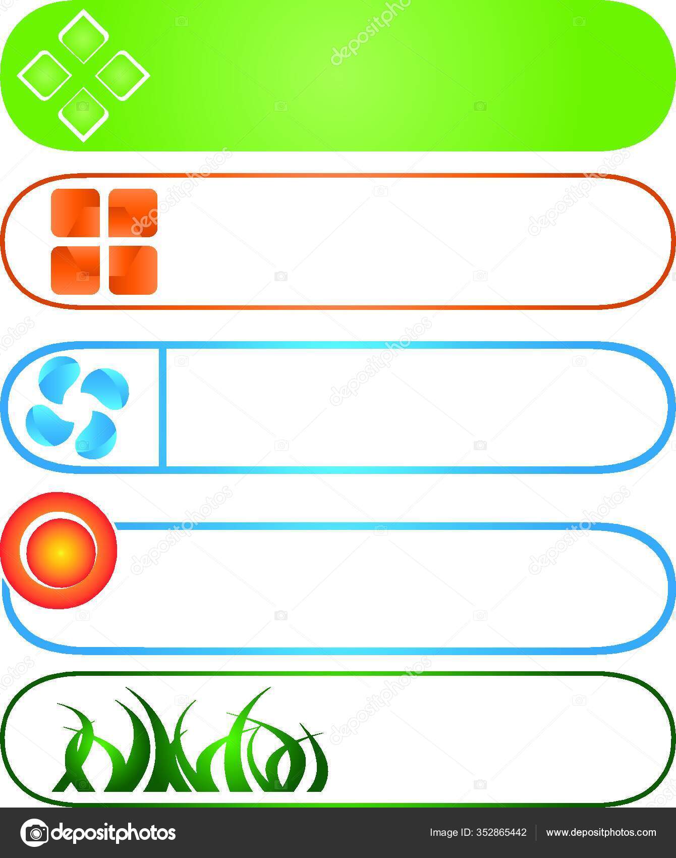 Buttons Collection Logo Button Stock Vector Image by ...