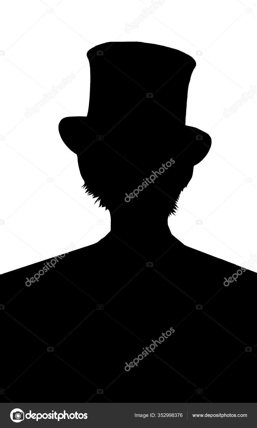Silhouette Man Hat Stock Photo by ©PantherMediaSeller 352998376