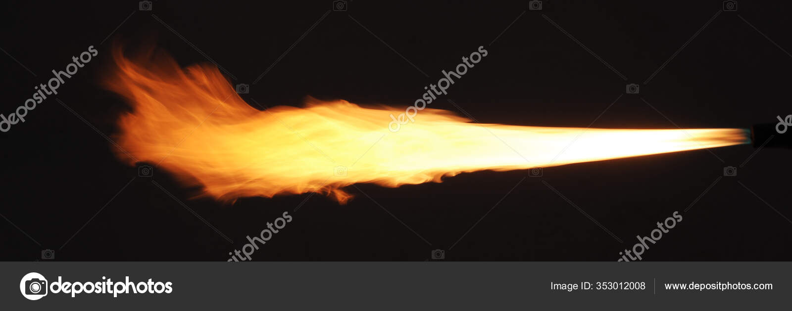 Flame Fire Burning Fume — Stock Photo © PantherMediaSeller #353012008