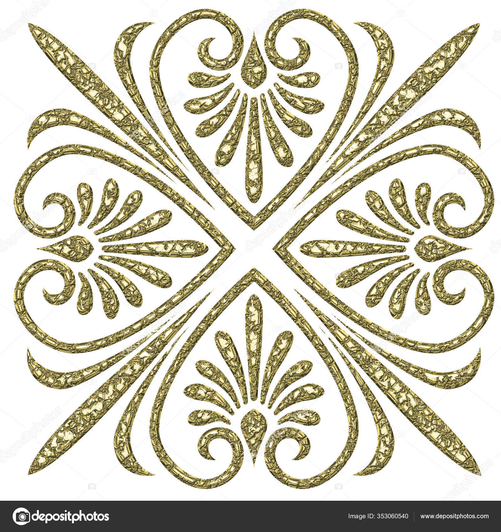 Design Element Abstract Gold Plated — Stock Photo © PantherMediaSeller ...