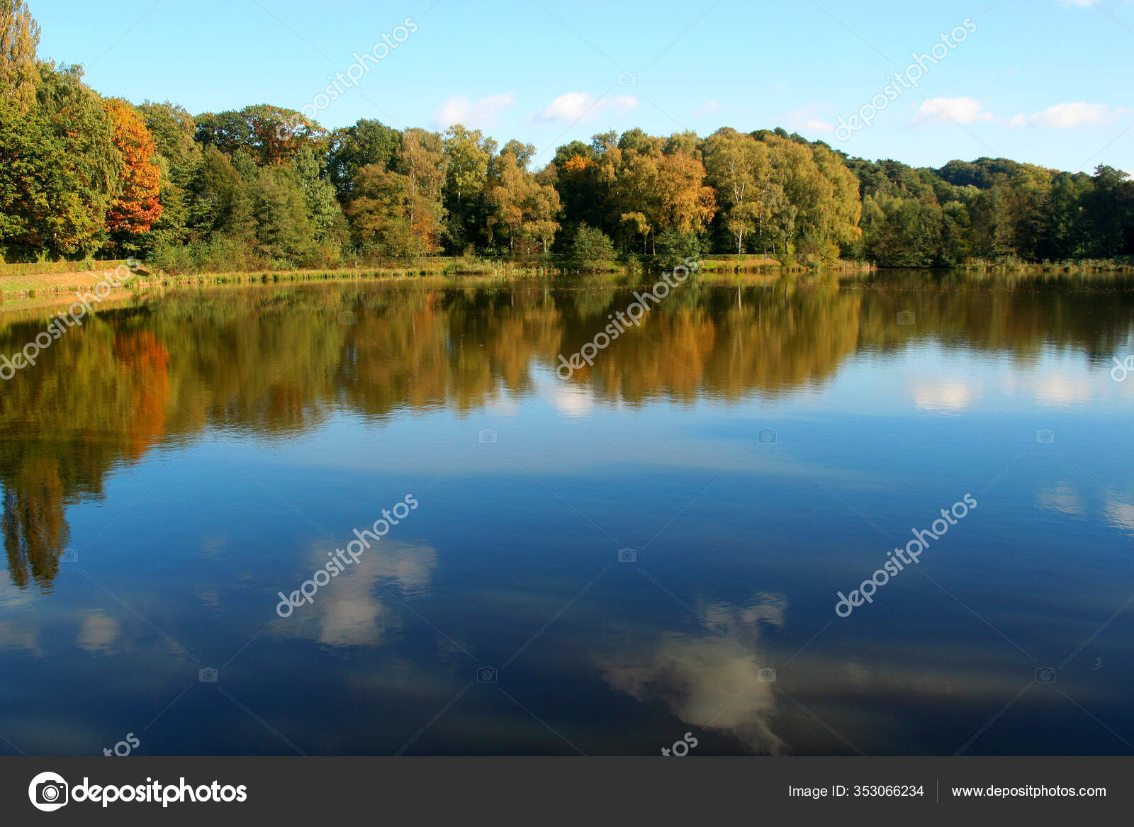 Beautiful Lake Nature Background Stock Photo by ©PantherMediaSeller ...
