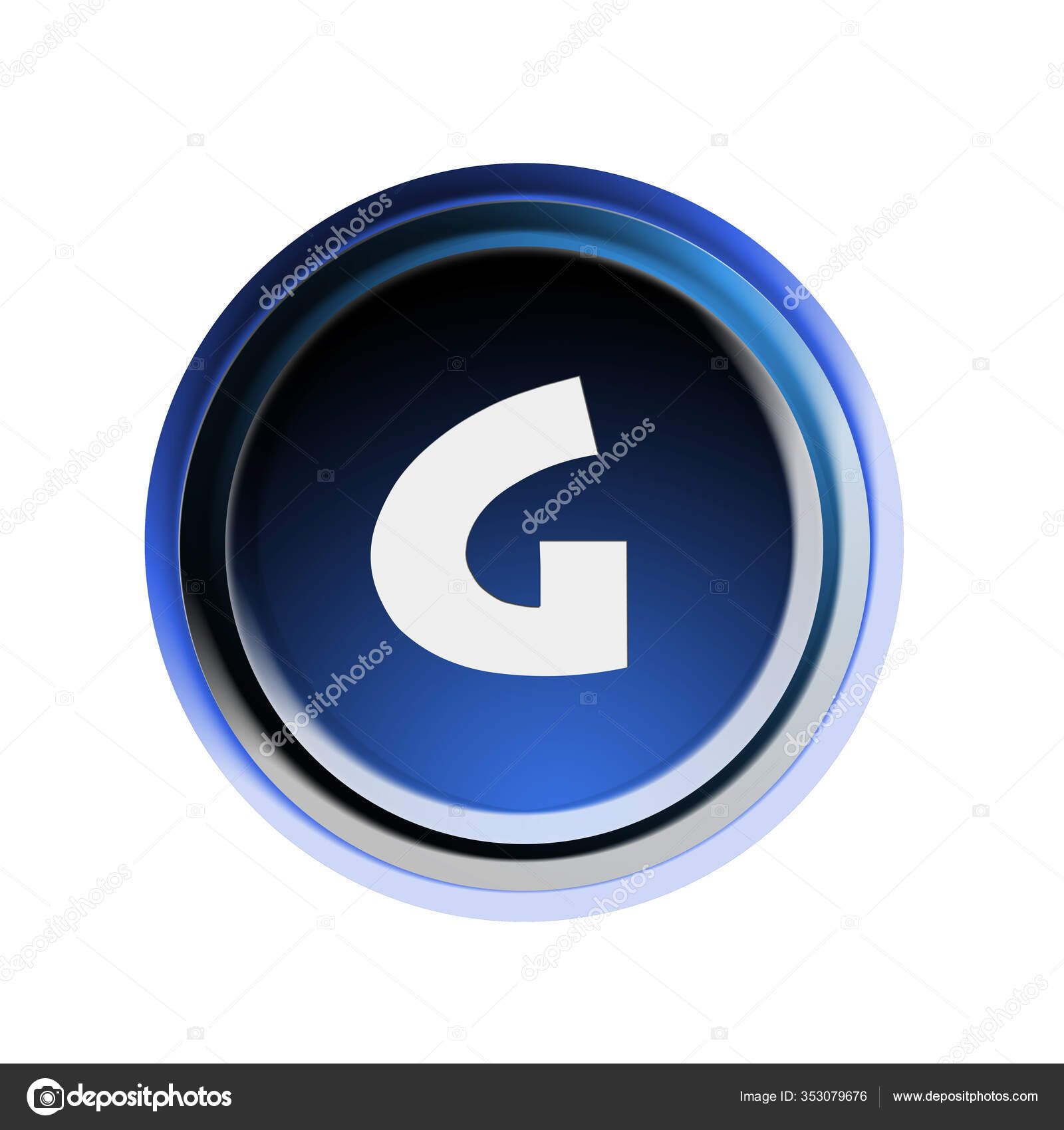 Button Letter — Stock Photo © PantherMediaSeller #353079676