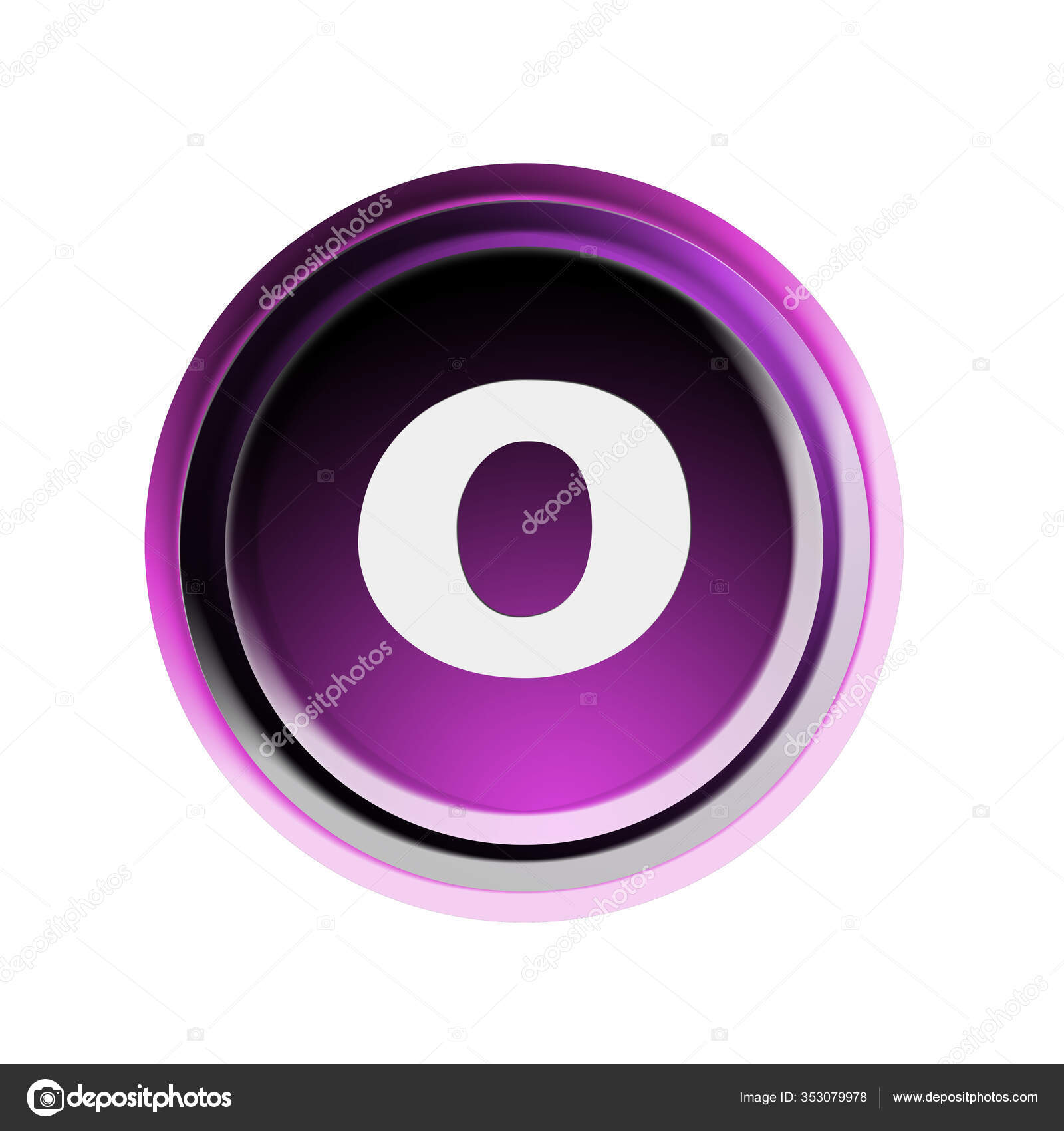 Button Letter — Stock Photo © PantherMediaSeller #353079978