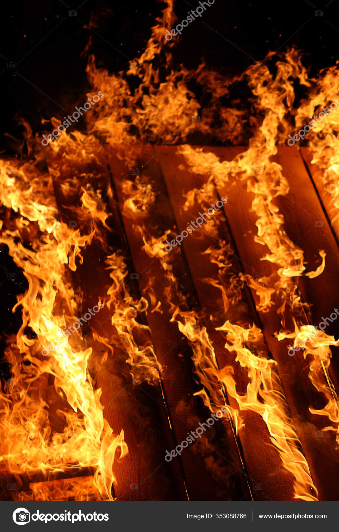 Flame Fire Burning Fume Stock Photo by ©PantherMediaSeller 353088766