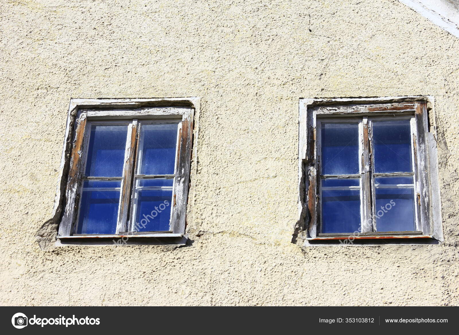 Two Old Wooden Windows Stock Photo by ©PantherMediaSeller 353103812