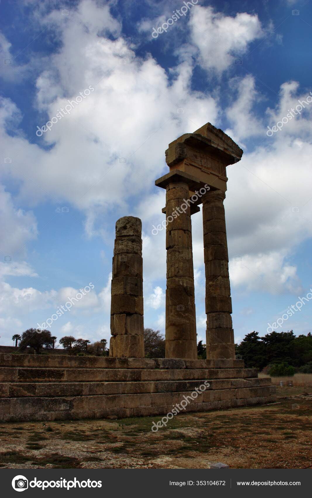 Acropolis Rhodes City Greece Stock Photo by ©PantherMediaSeller 353104672