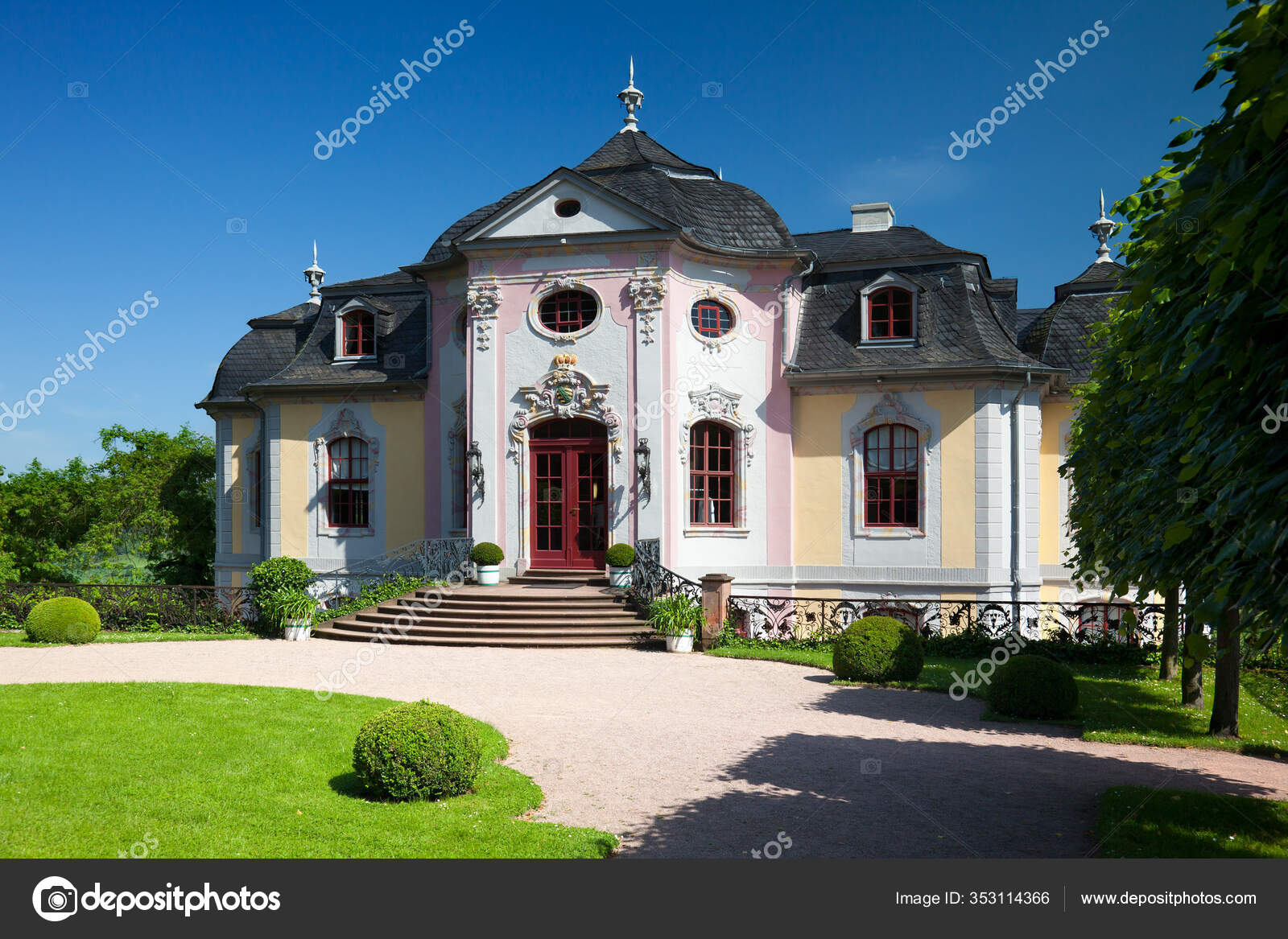 Rococo Castle Dornburg Castles Stock Photo by ©PantherMediaSeller 353114366