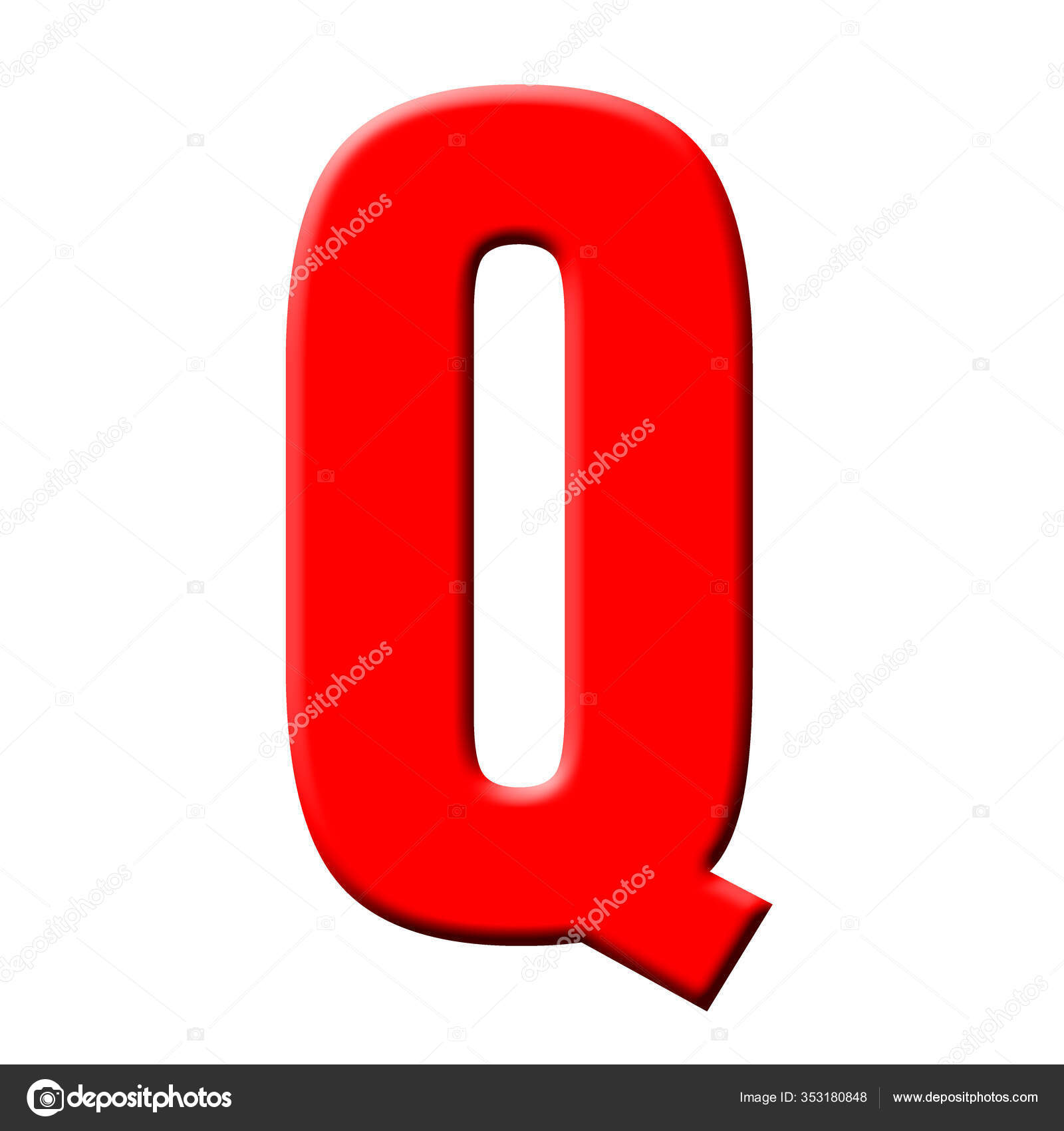 Red Letter Isolated White Background — Stock Photo © PantherMediaSeller ...