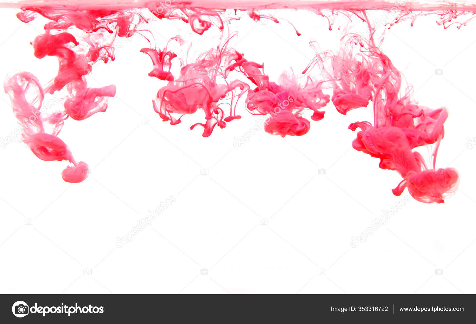 Ink Water Isolated White Background Stock Photo by ©PantherMediaSeller ...