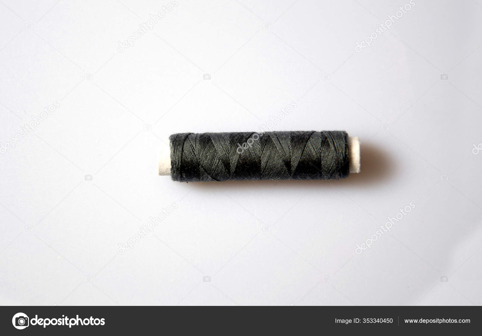Sewing Thread White Background Stock Photo by ©PantherMediaSeller 353340450