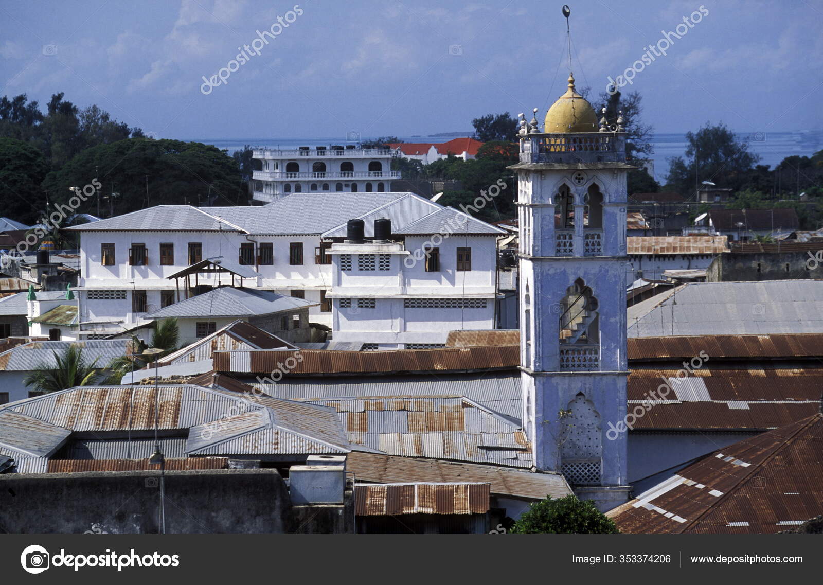 Old Town Stone Town Zanzibar Town Capital Island Zanzibar Indian ...
