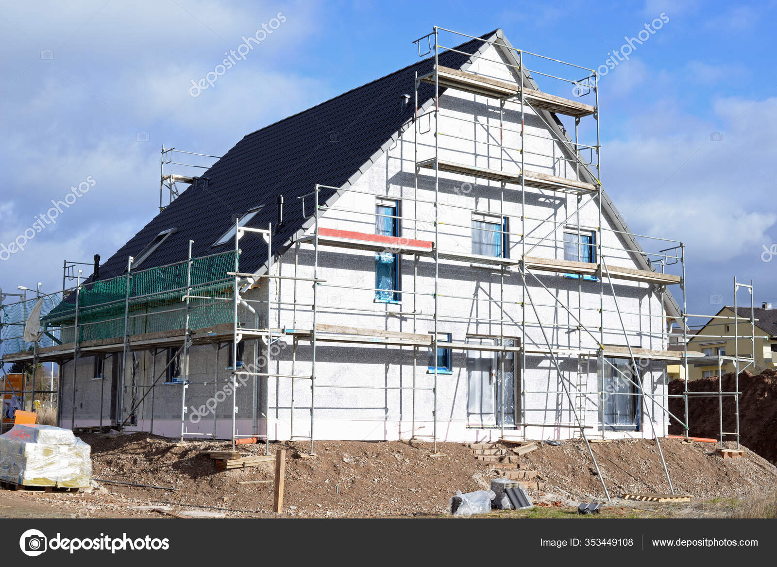 Construction Site Raw Construction House Construction Construction ...
