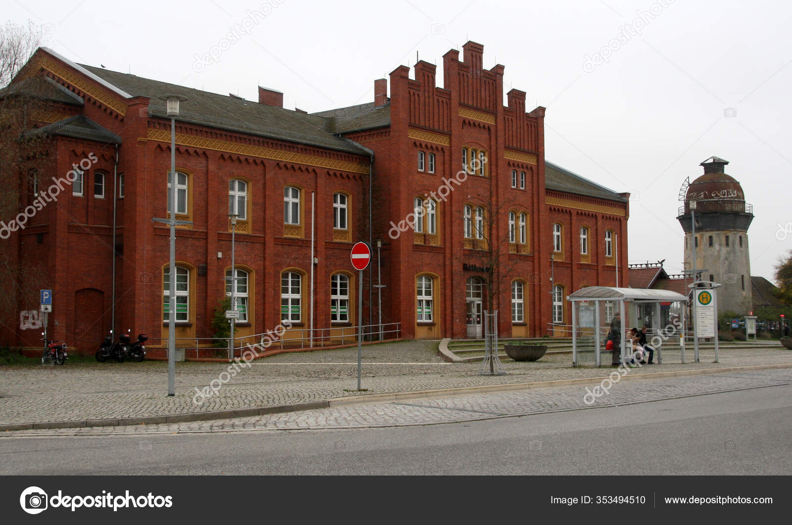 Rathenow Railway Station Water Tower — Stock Photo © PantherMediaSeller ...