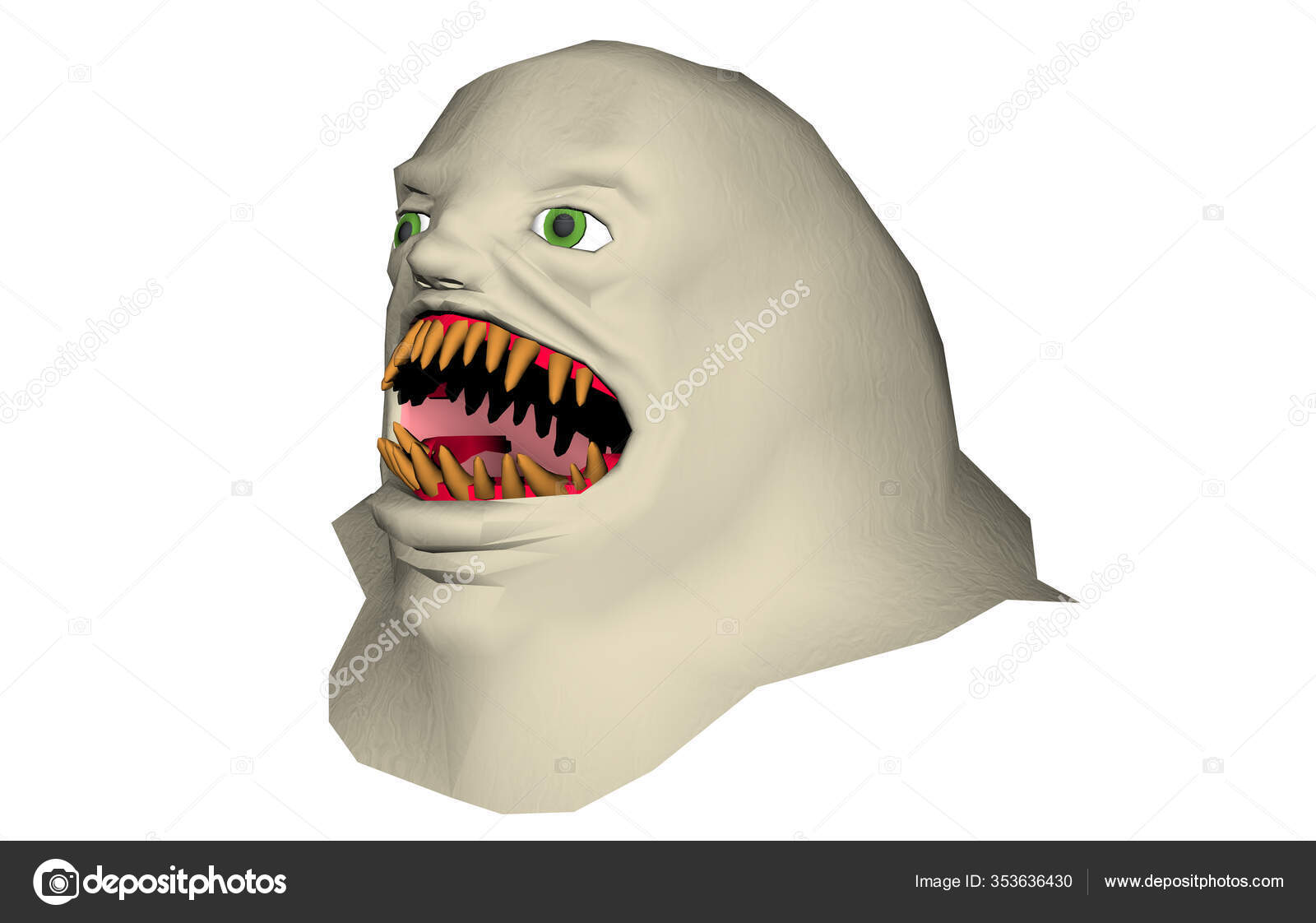 Monster Sharp Teeth — Stock Photo © PantherMediaSeller #353636430