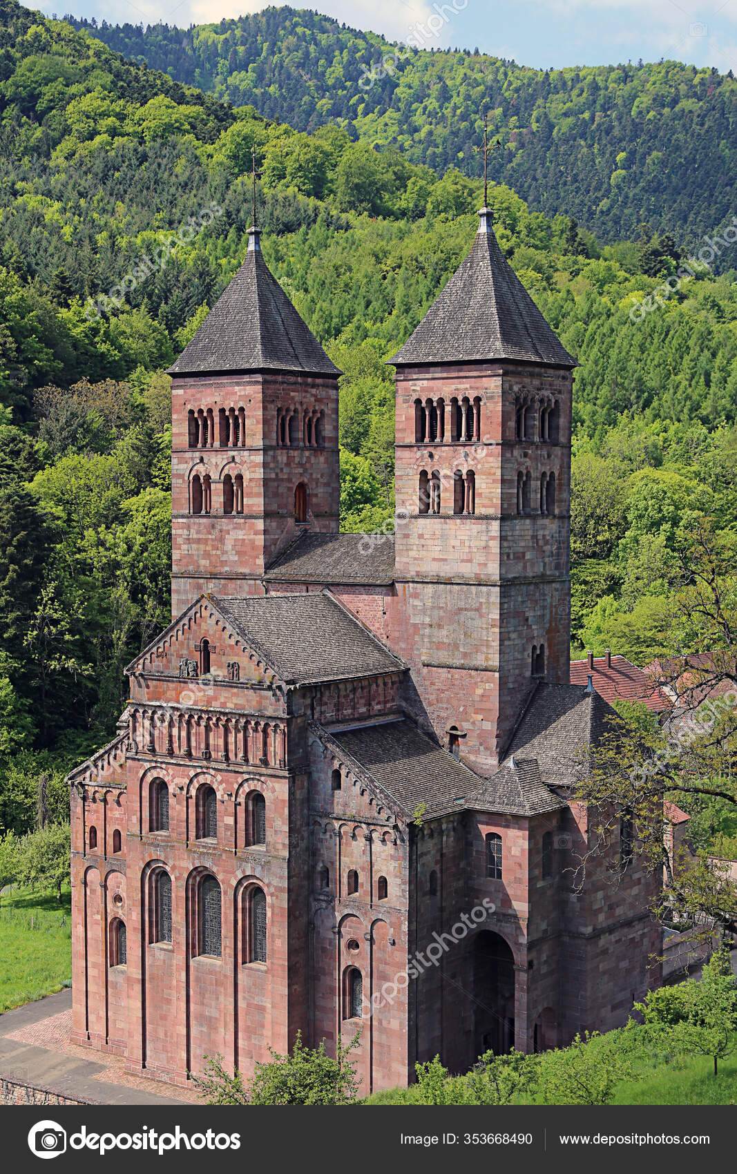 One Oldest Most Important Monuments Romanesque Architecture Alsace ...