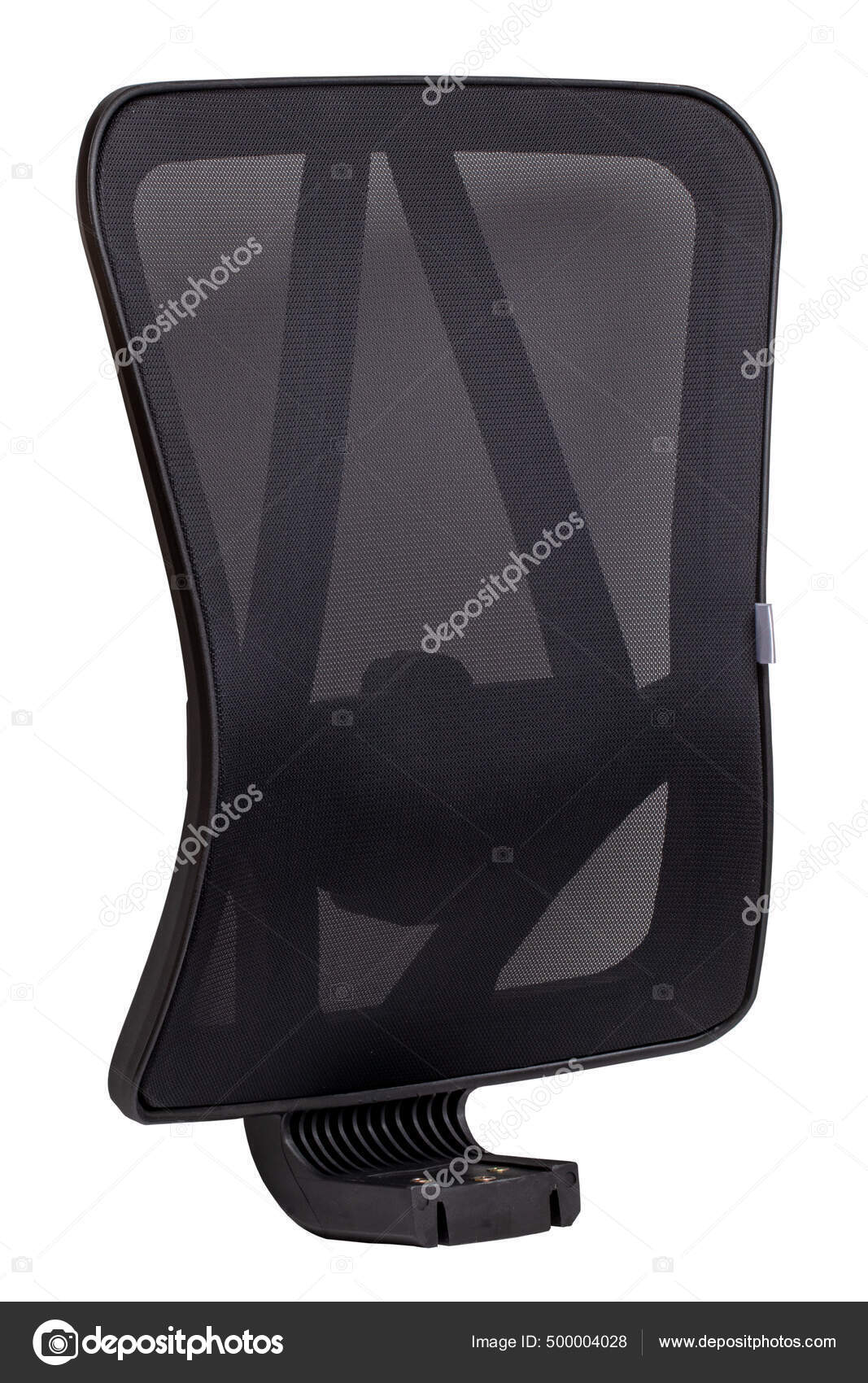 Spare Parts Isolated Closeup Black Backrest Office Computer Chair ...