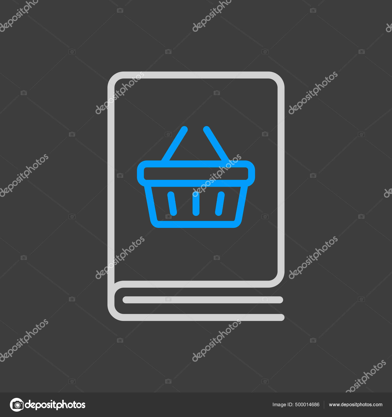 Catalog Product Vector Icon Commerce Sign Graph Symbol Your Web — Stock ...