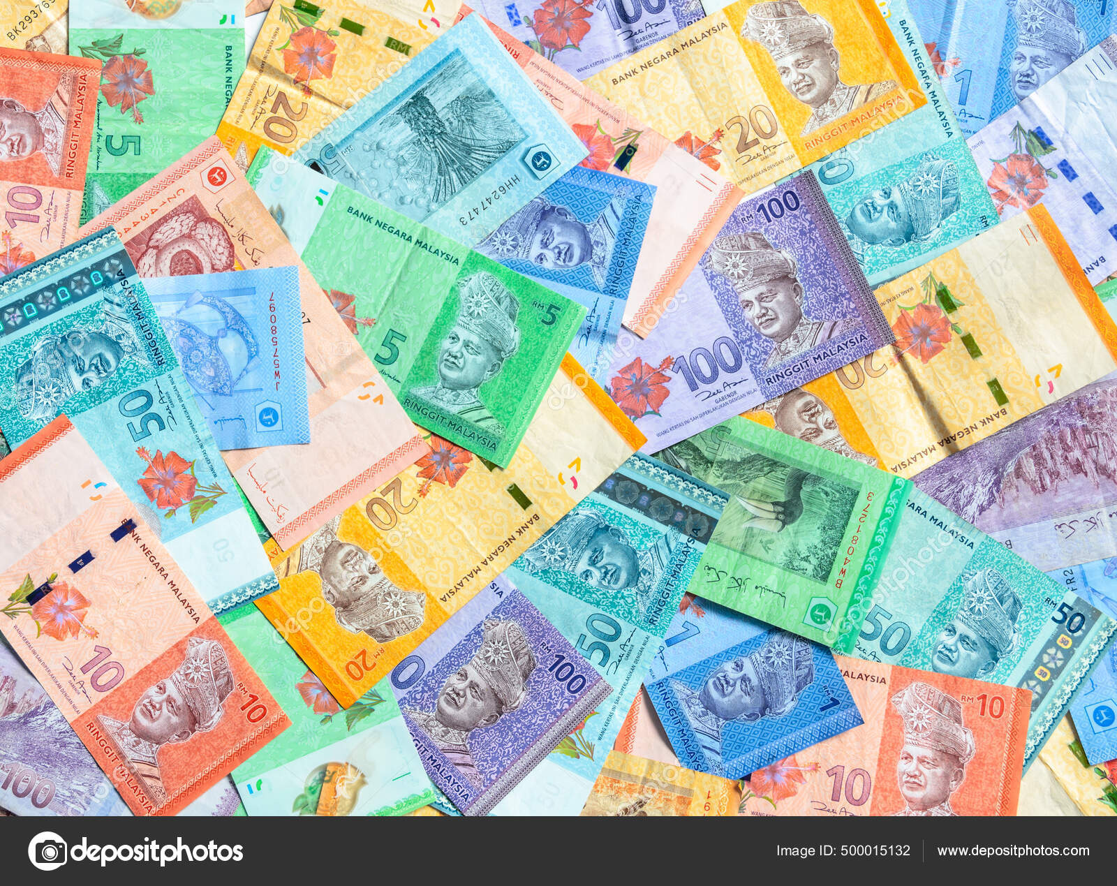 Malaysia Currency Malaysian Ringgit Banknotes Background Paper Money ...