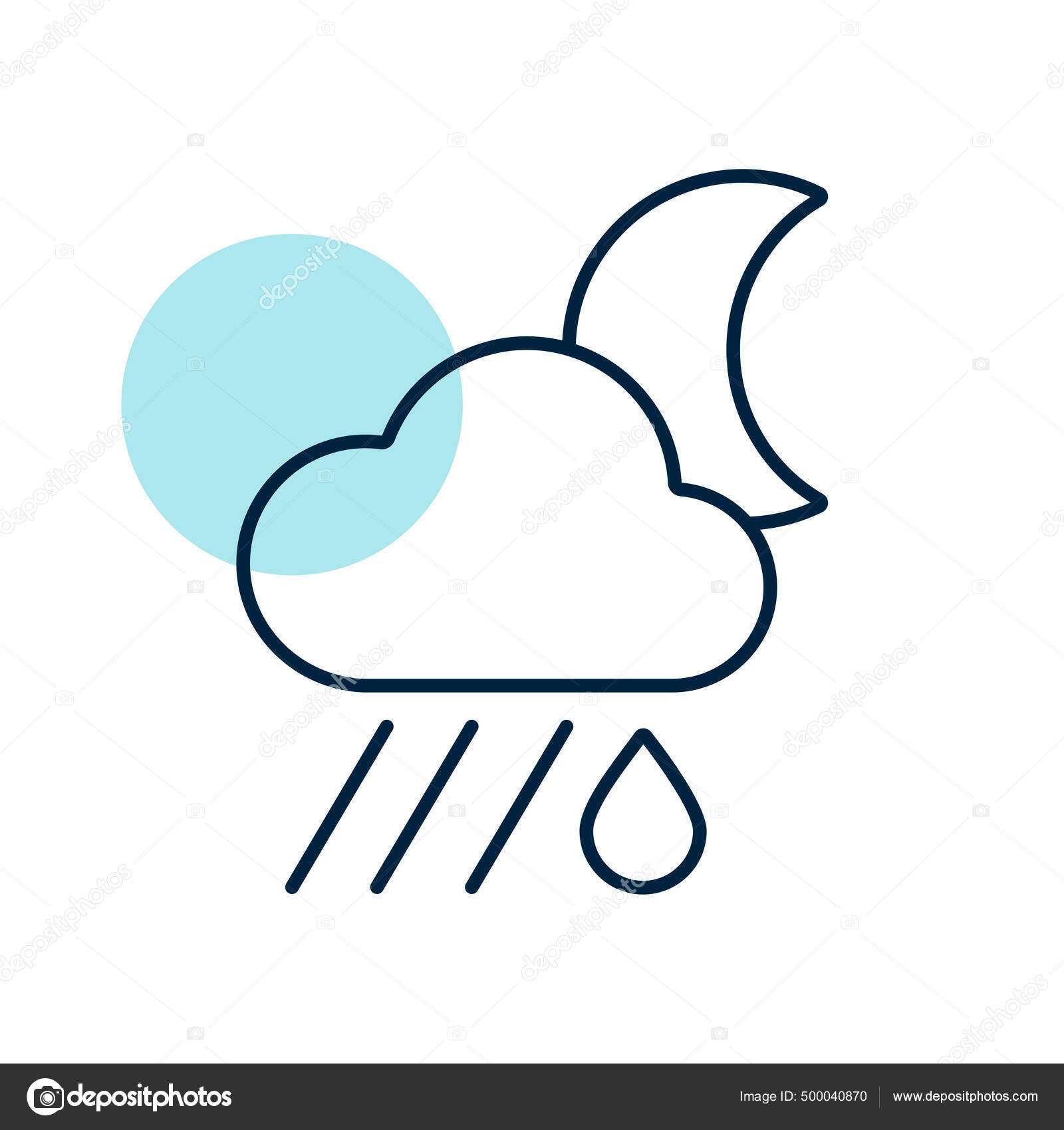 Raindrop Text Symbol