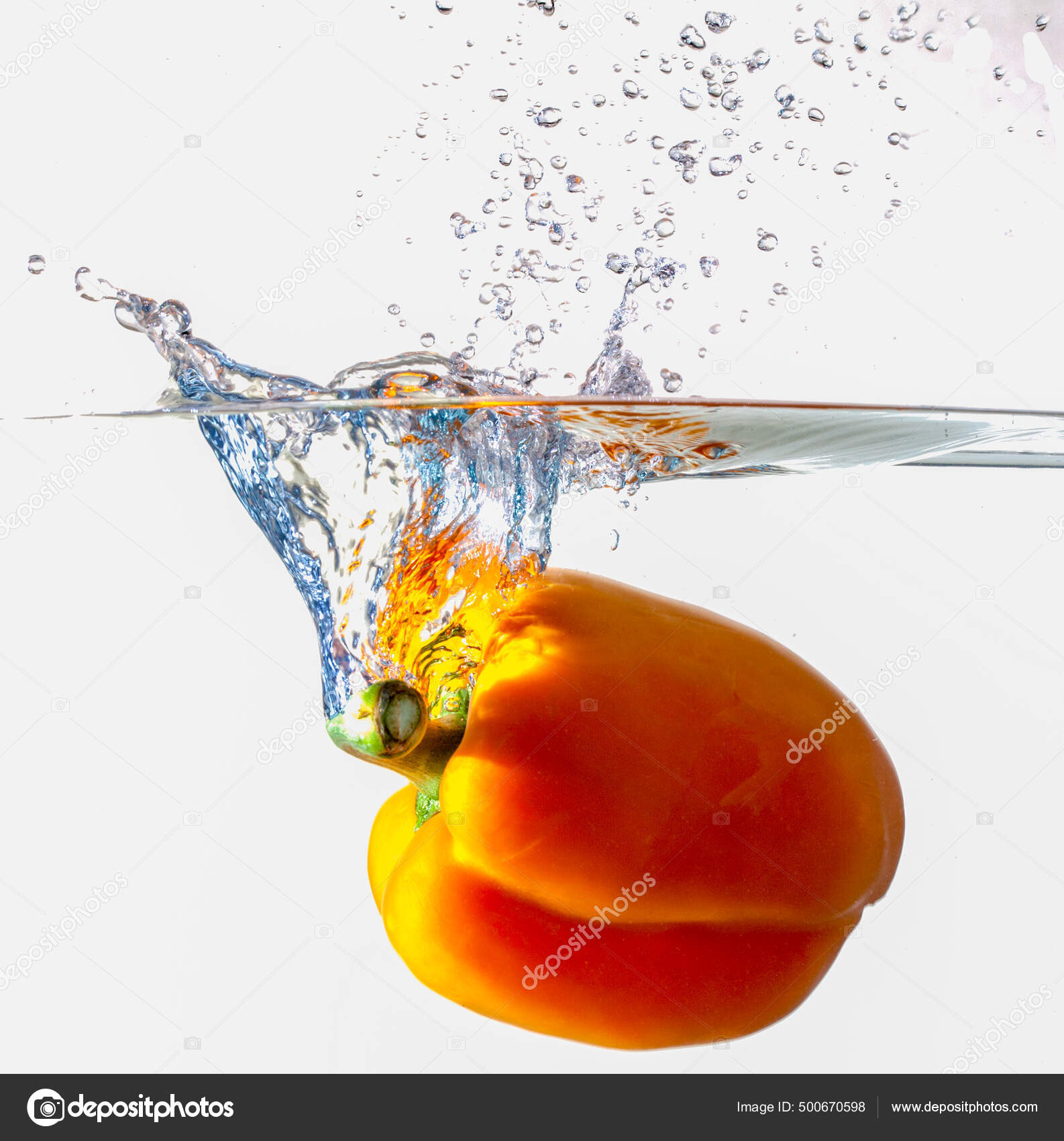 Fresh Water Splash Splashes White Background — Stock Photo ...