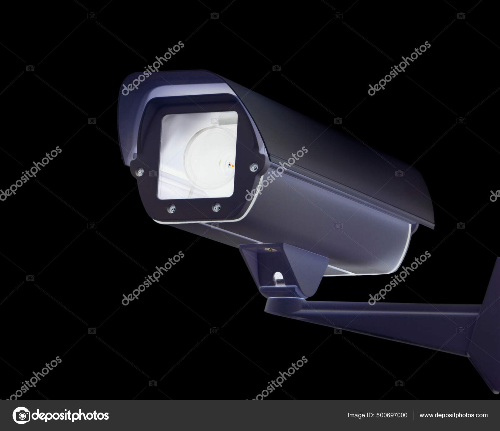 New Security Camera Black Background — Stock Photo © PantherMediaSeller ...
