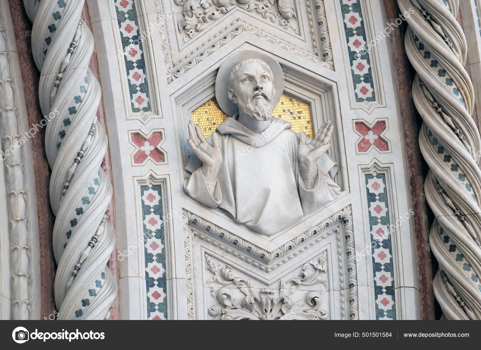 Florentine Saints Portal Cattedrale Santa Maria Del Fiore Cathedral ...