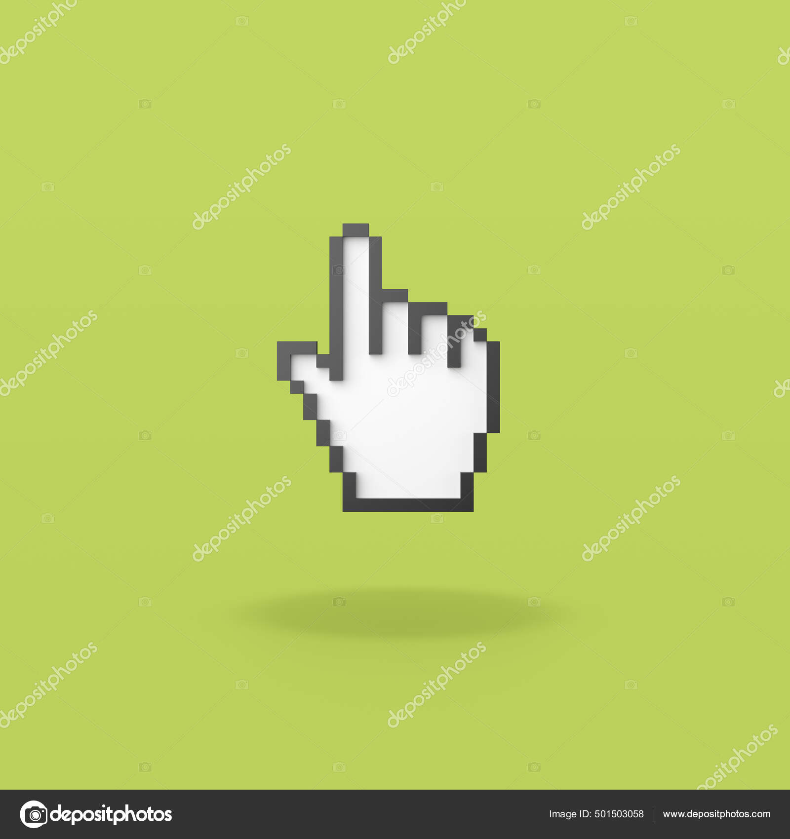 Hand Cursor Icon Vector Illustration — Stock Photo © PantherMediaSeller ...