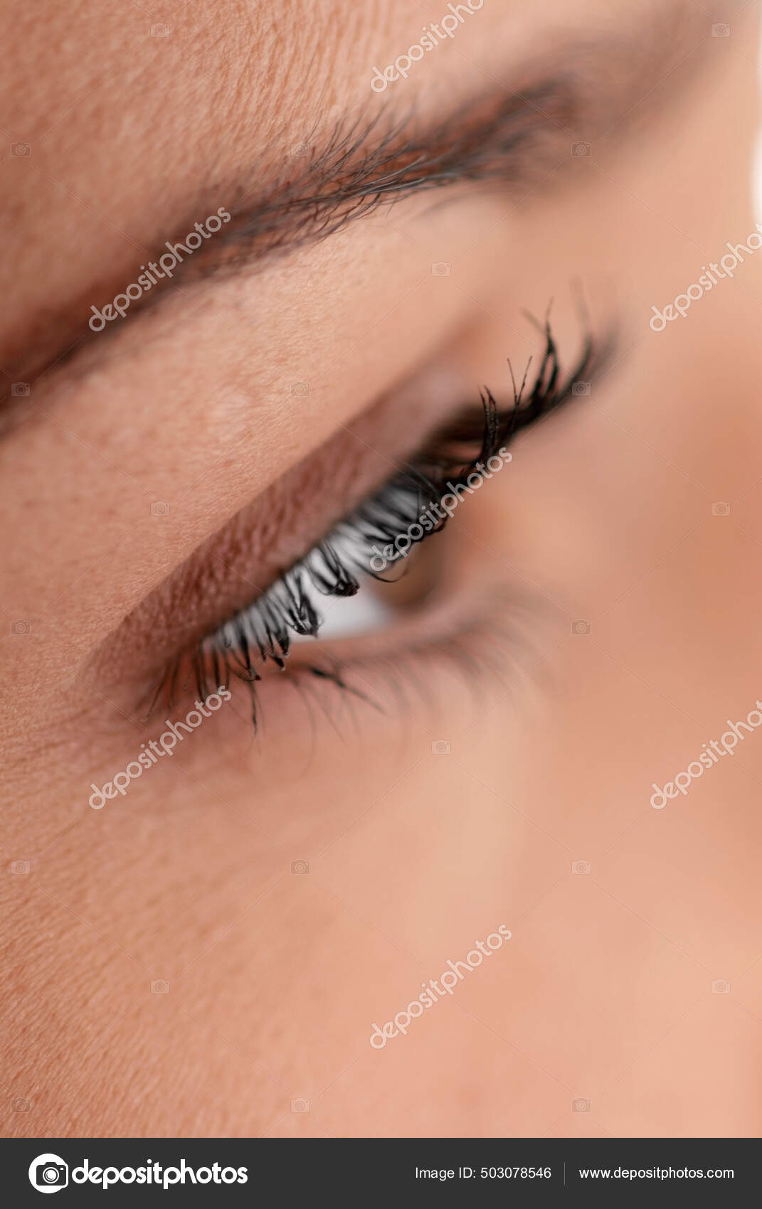 Close Female Face Serious Eyes — Stock Photo © PantherMediaSeller ...