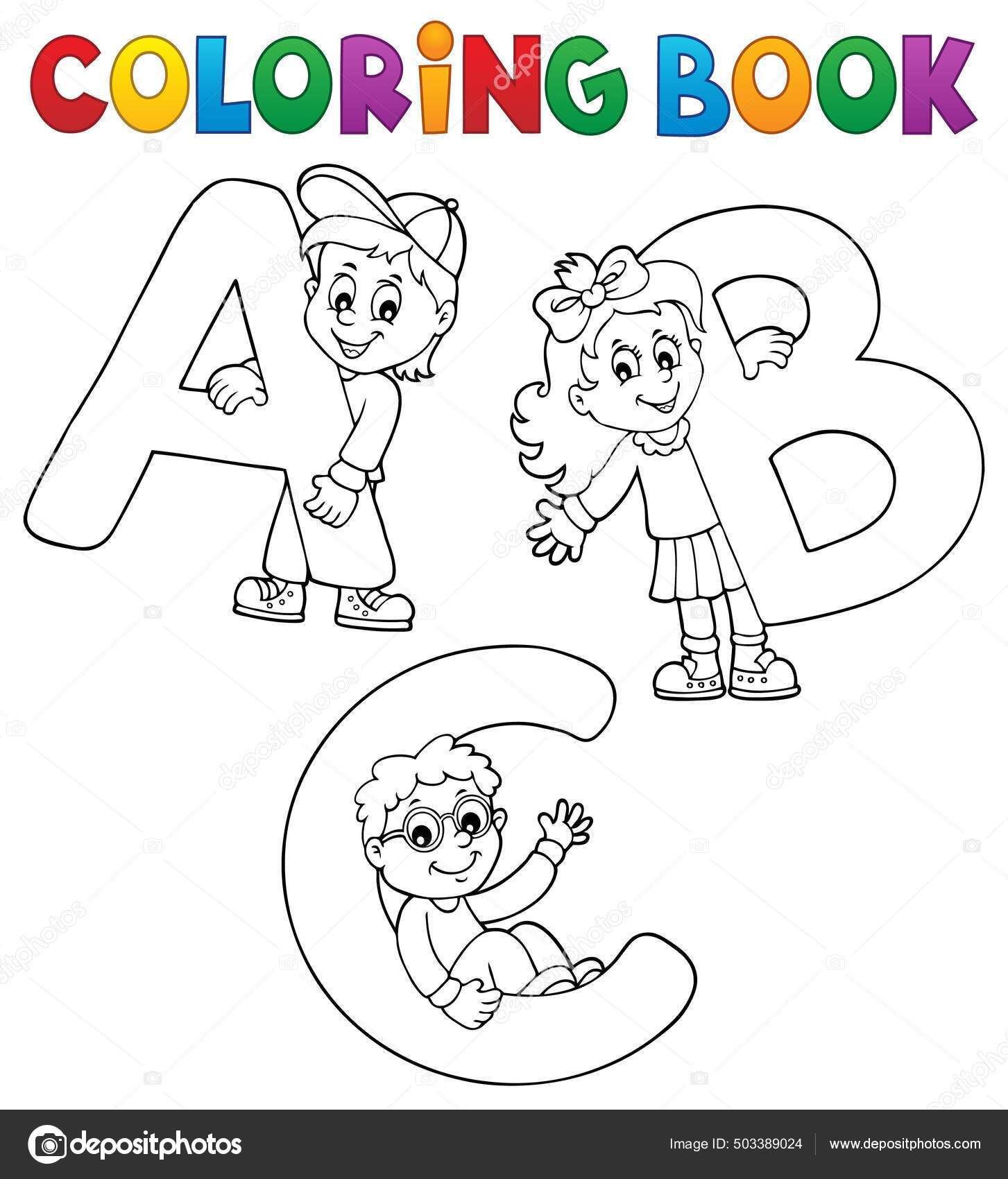 Desenhos Para Colorir Abc Livrinho Do Alfabeto Para Colorir Imprimir