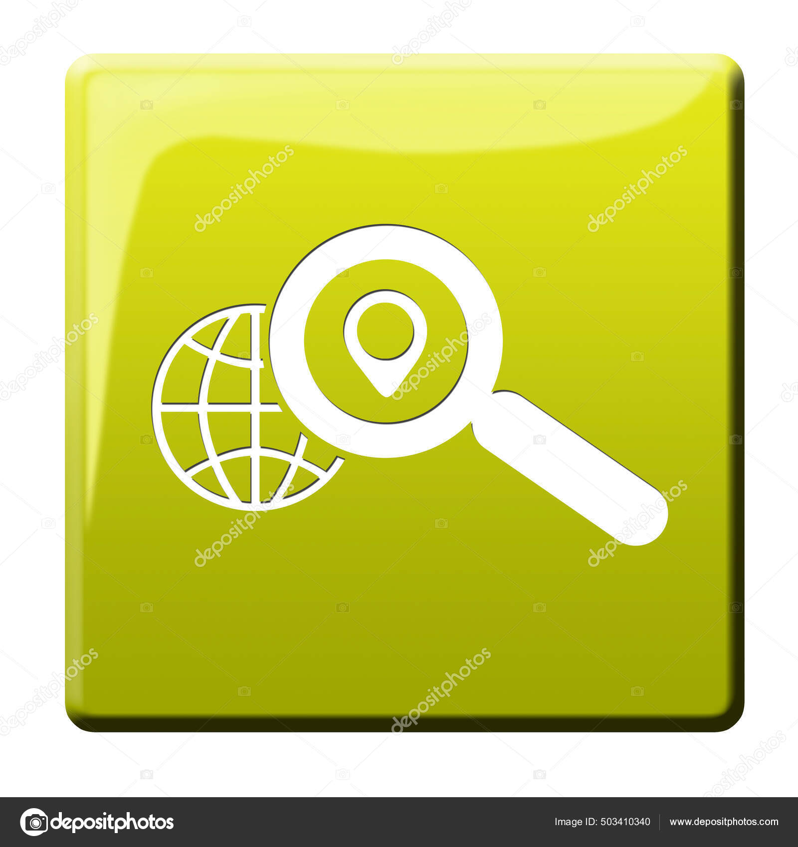 Search Button Icon Internet Symbol — Stock Photo © PantherMediaSeller ...