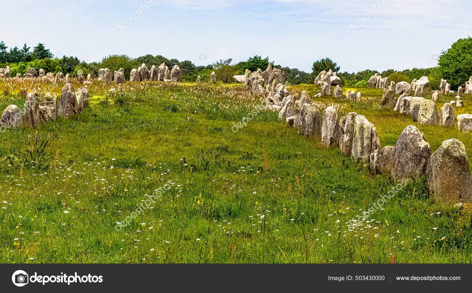 Alignements Carnac Carnac Stones Carnac France Stock Photo by ...
