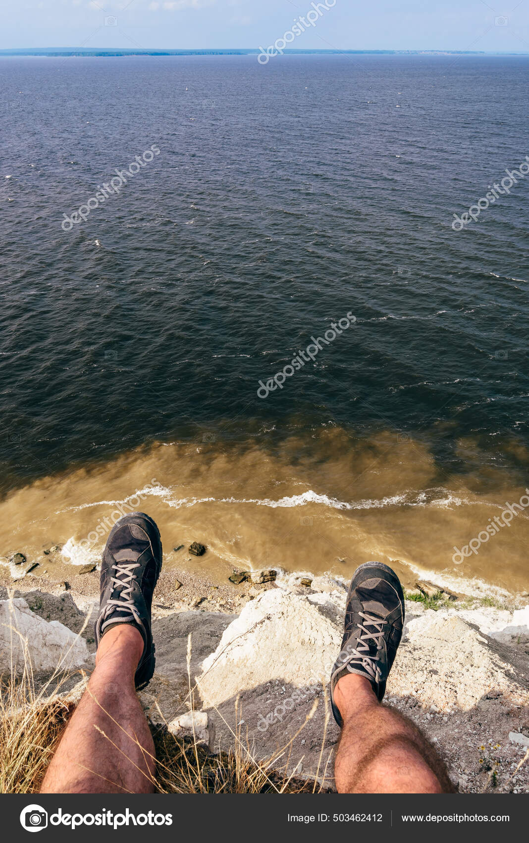 Cliff Edge Looking Down