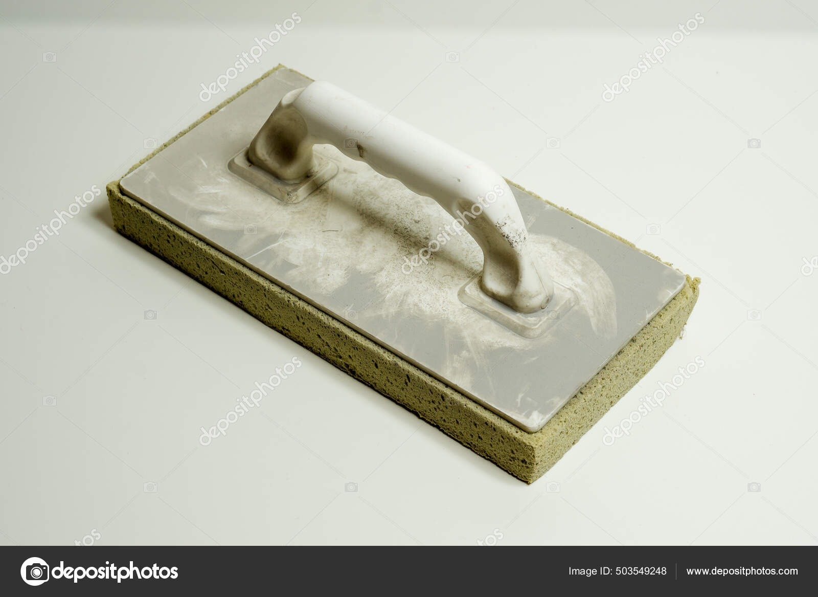 Sponge Board Grouting Tiles — Stock Photo © PantherMediaSeller #503549248