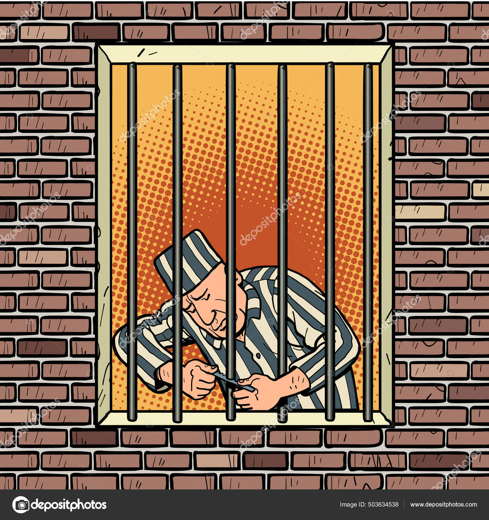 Prison Escape Clipart