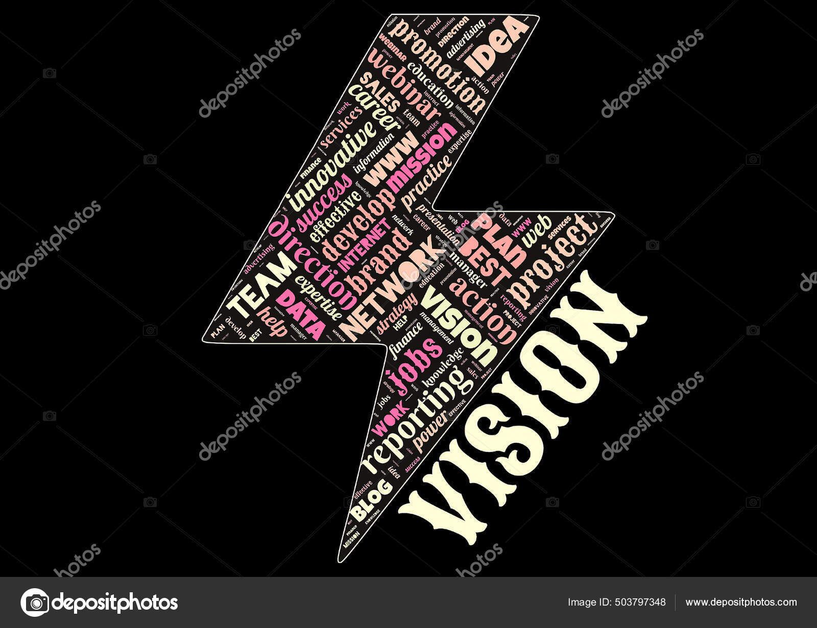 Word Cloud Letters Black Background Stock Photo by ©PantherMediaSeller ...