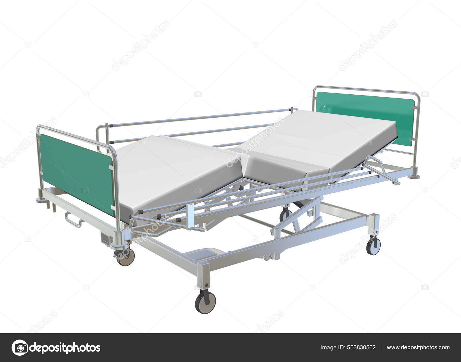Hospital Bed Side View