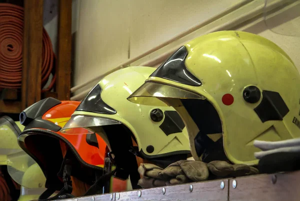 Firefighter helmet axes Stock Photos, Royalty Free Firefighter helmet ...