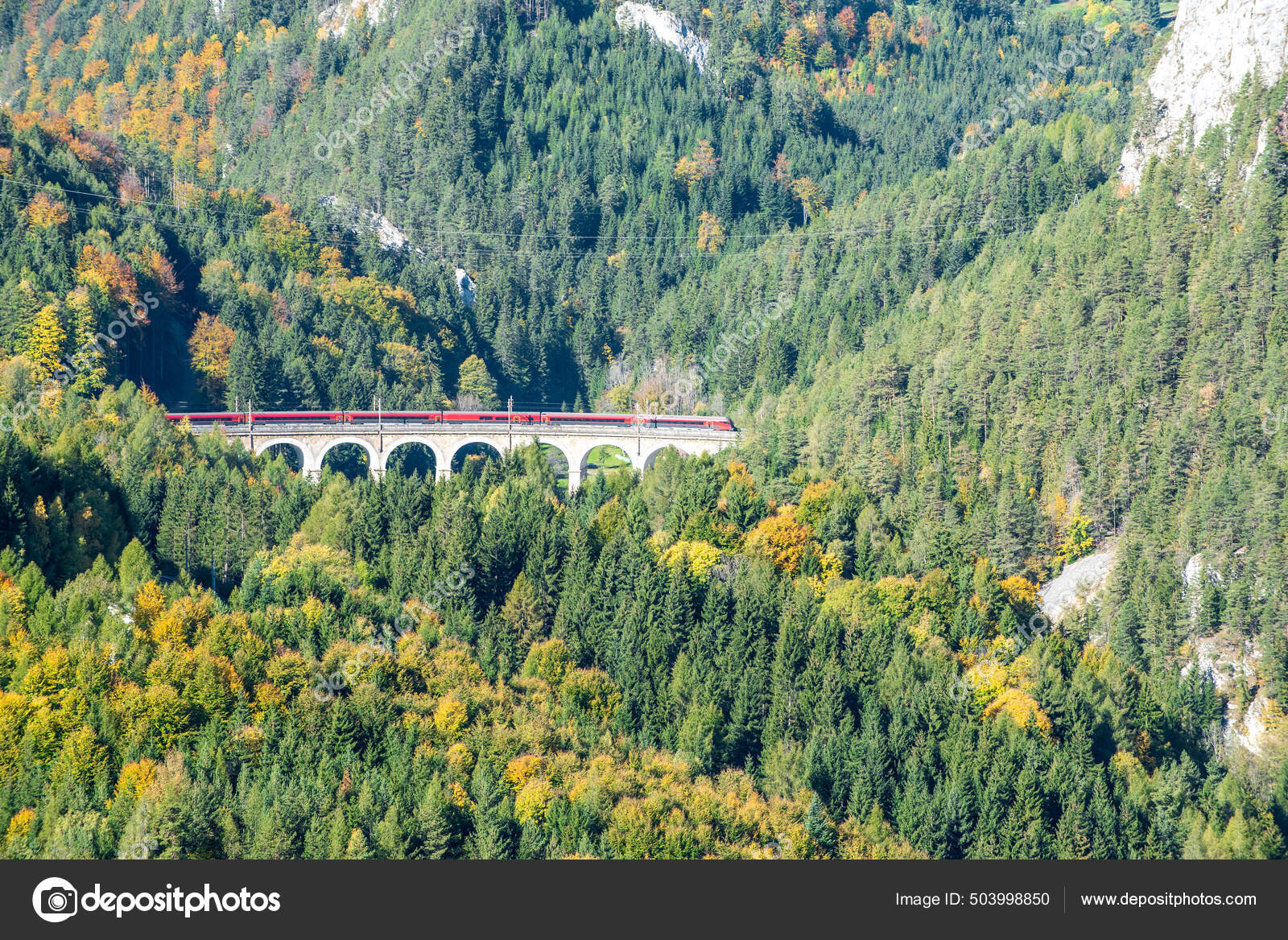 Viaduct Tunnel Semmering Railway Semmering Railway Oldest Mountain ...