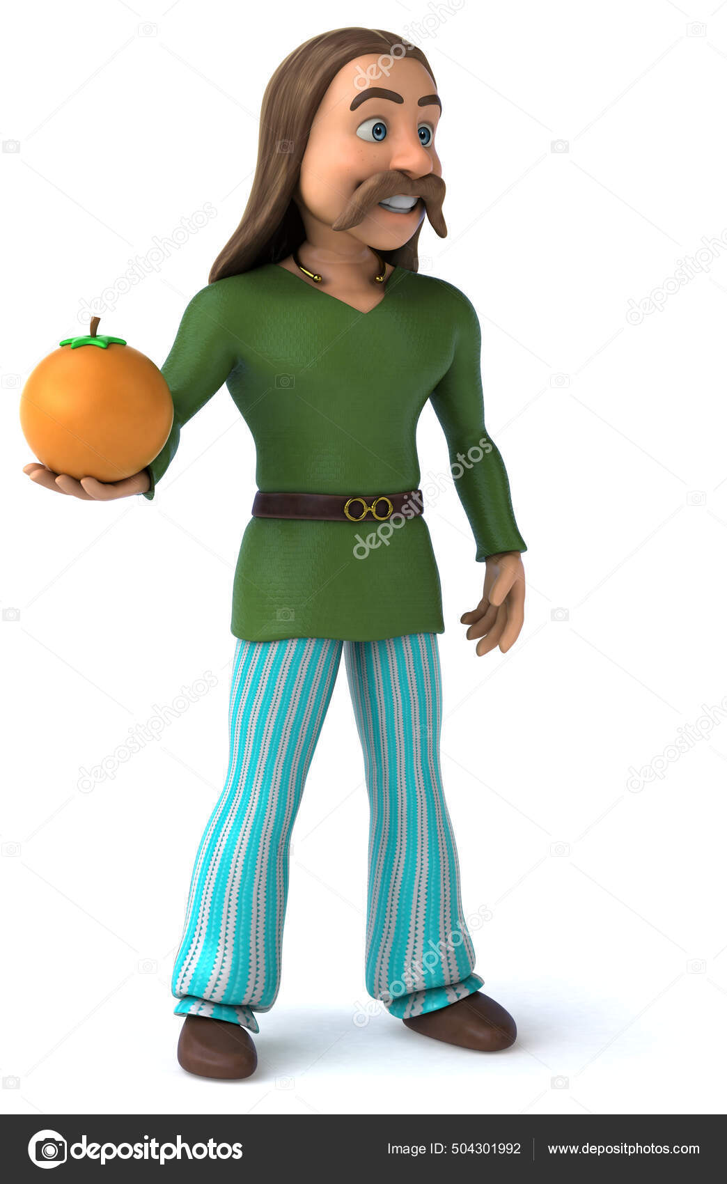 Fun Cartoon Character Wine Illustration — Stock Photo ...