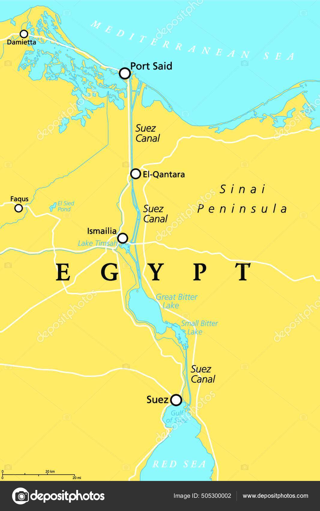 Egypt Political Map Vector Eps Maps Order And Download Egypt Middle