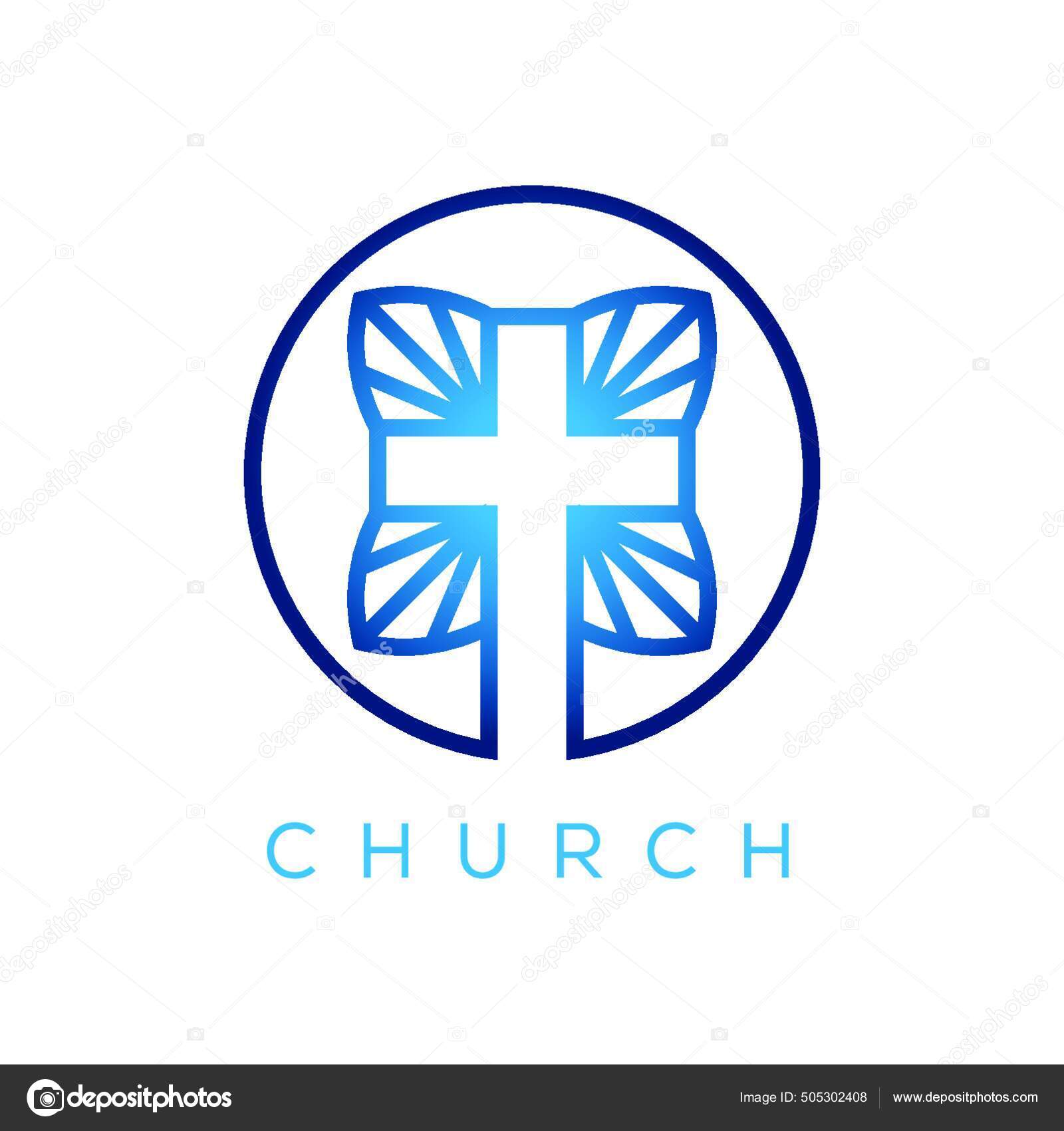 Church Logo Design Template Churches Christian Organizations Stock ...