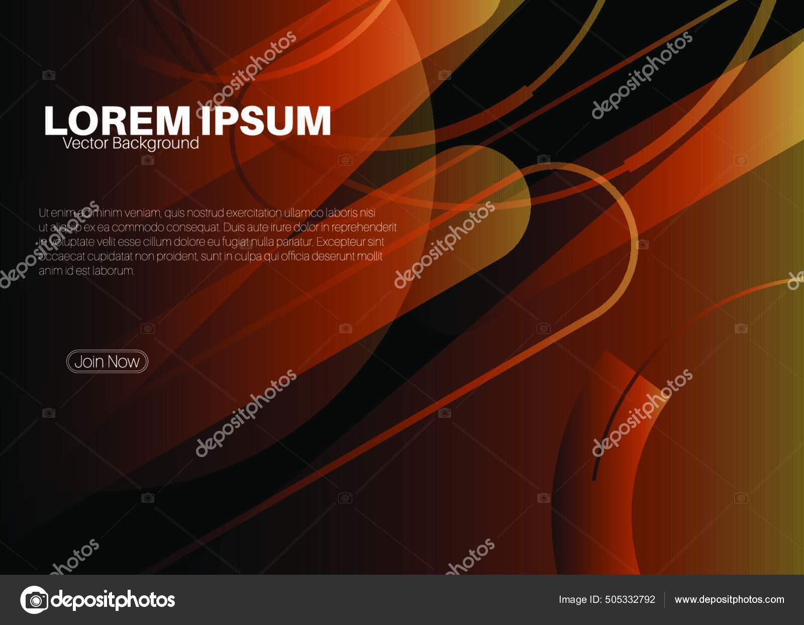 Gradient Vector Background Modern Poster Template Geometric Shapes ...