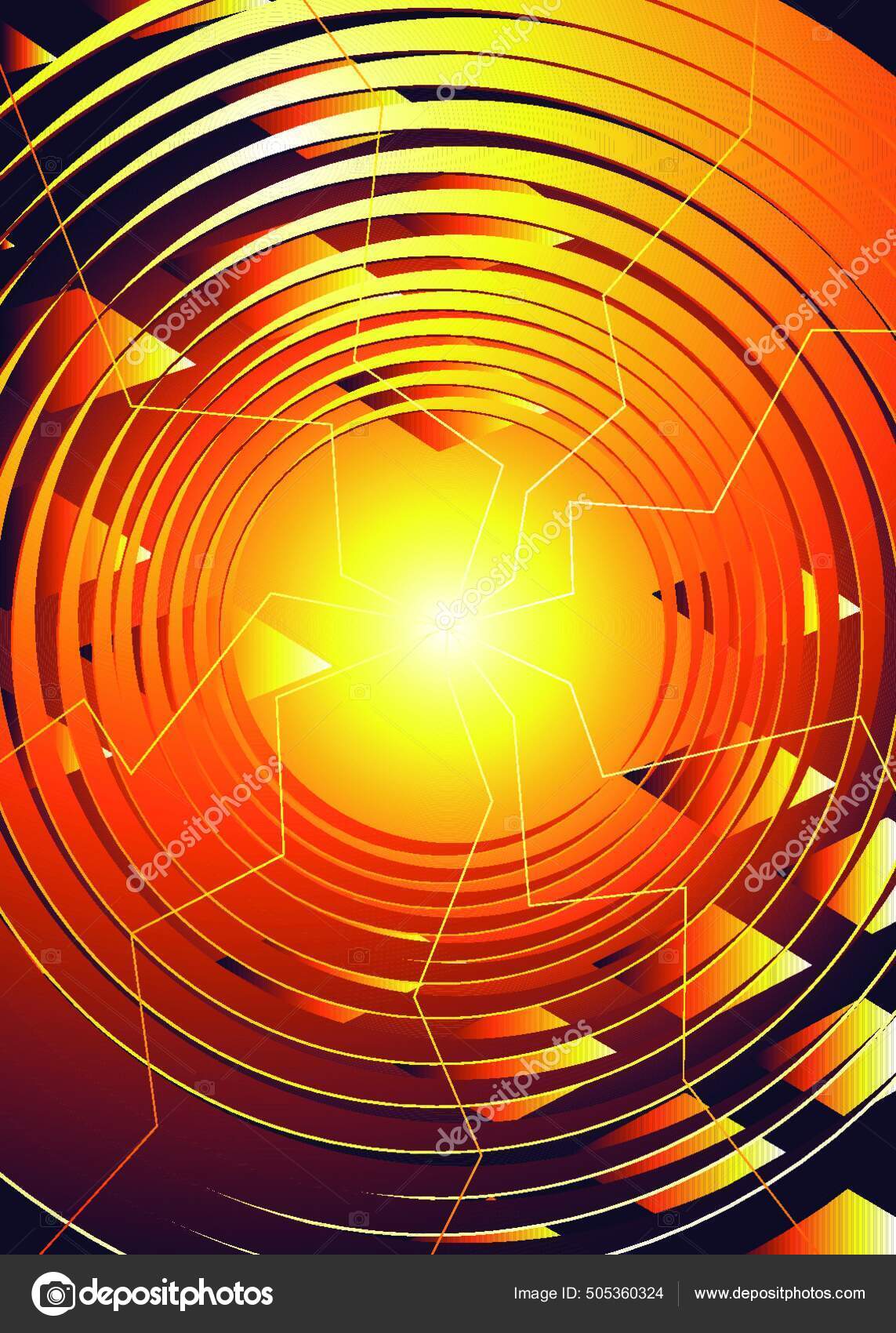 Modern Poster Template Heated Geometric Patterns Abstract Cover Design ...