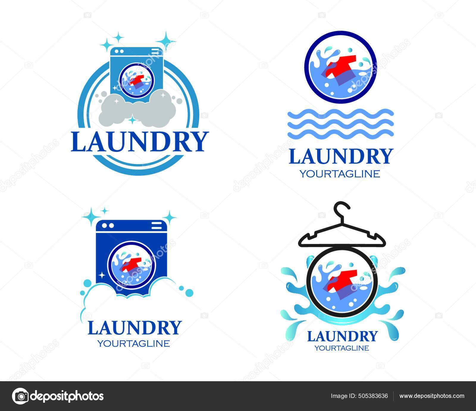 Laundry Logo Vector Icon Template Stock Vector by ©PantherMediaSeller ...